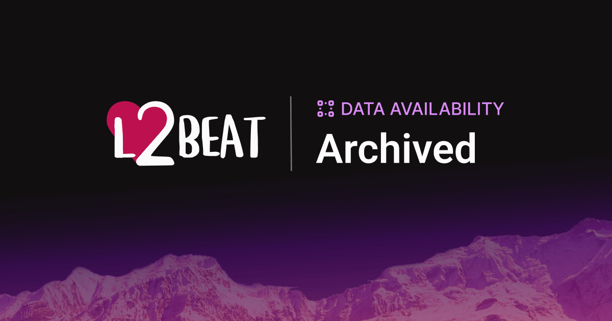 L2BEAT - The state of the layer two ecosystem