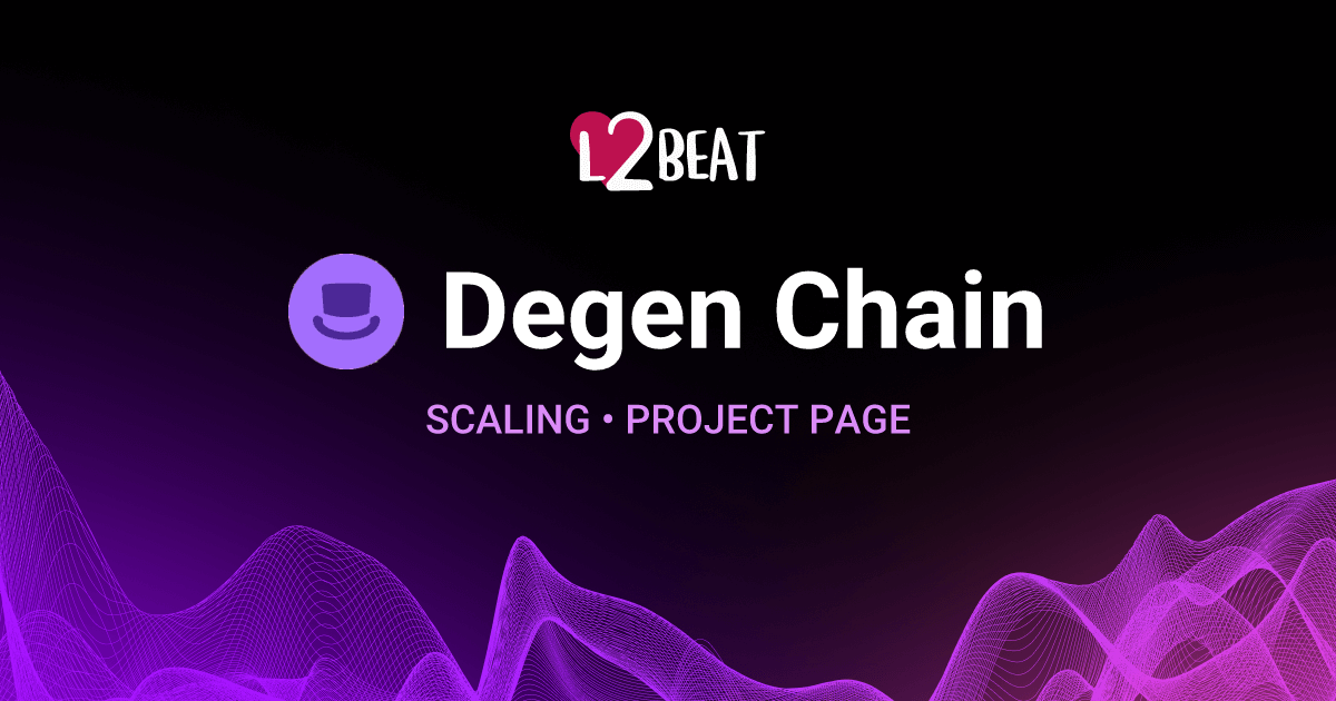 Degen Chain - L2BEAT