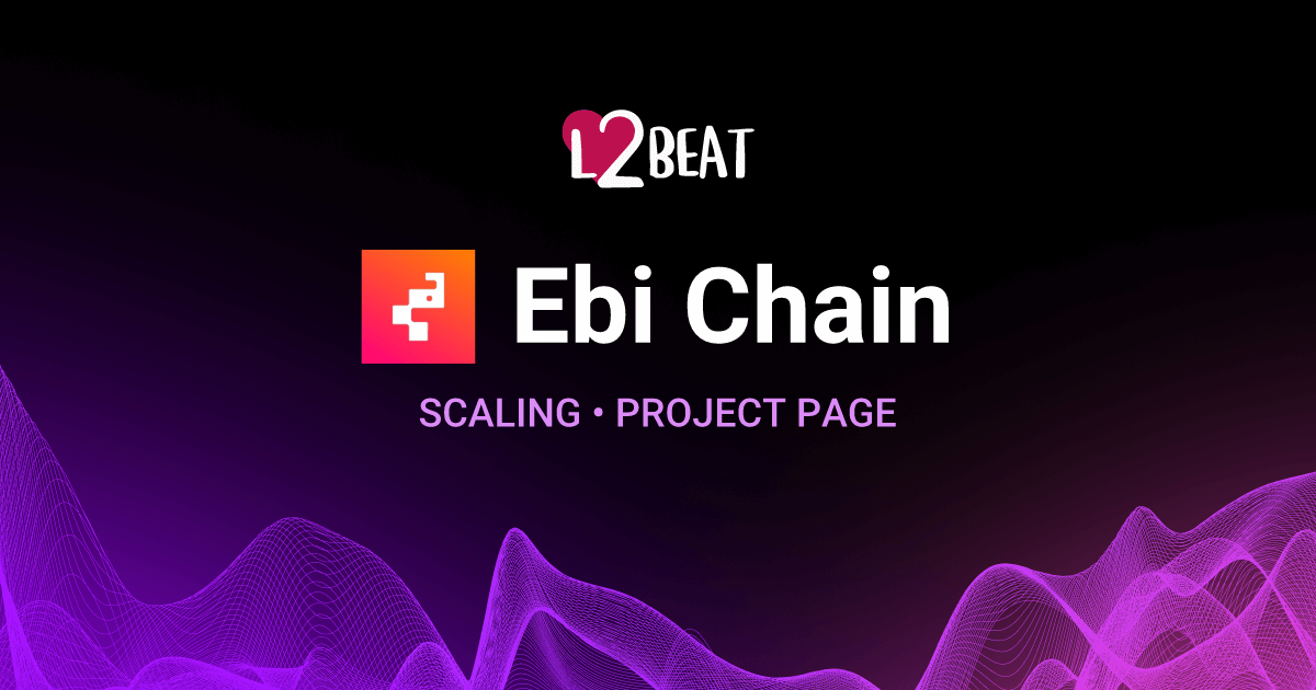 Ebi Chain - L2BEAT