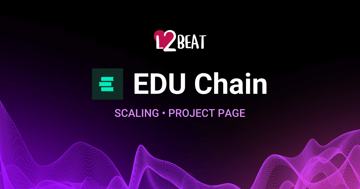 EDU Chain - L2BEAT