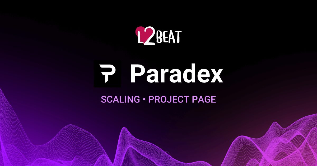 Paradex - L2BEAT