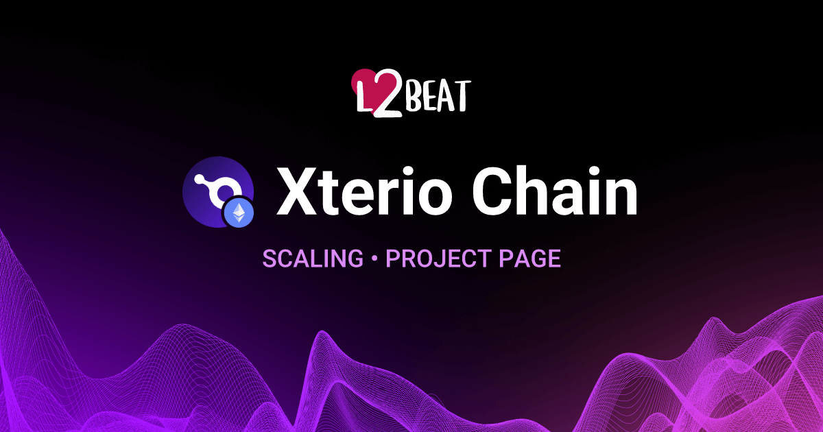 Xterio Chain - L2BEAT